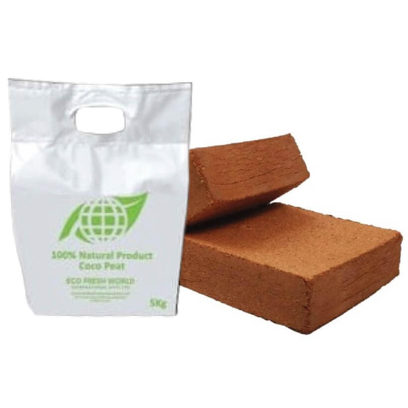Compressed Coco Peat - 5kg - Eco Fresh World
